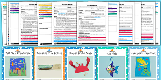 EYFS Under the Sea Craft with Accompanying Planning Pack - sea