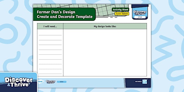 STEM (Engineering) The Farm Construct and Decorate (Junior Infants)