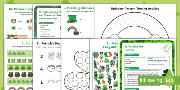 Kindergarten St. Patrick's Day Resource Pack (Teacher-Made)