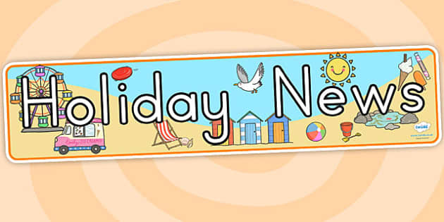 FREE! - Holiday News Display Banner (Hecho por educadores)