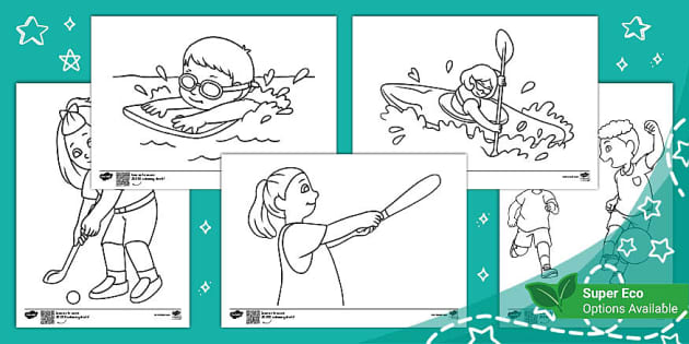 Summer Sports Colouring Pack | Parents Baby & Pregnancy