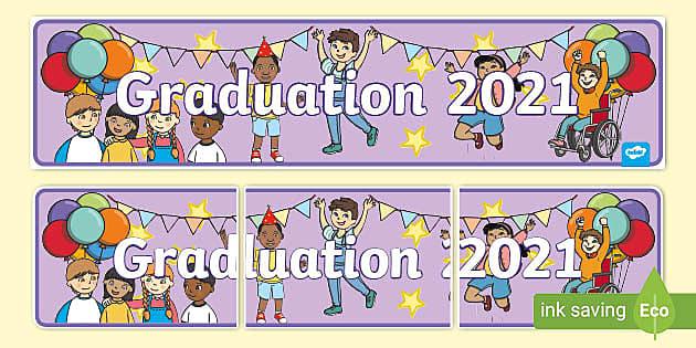 Graduation 2021 Display Banner