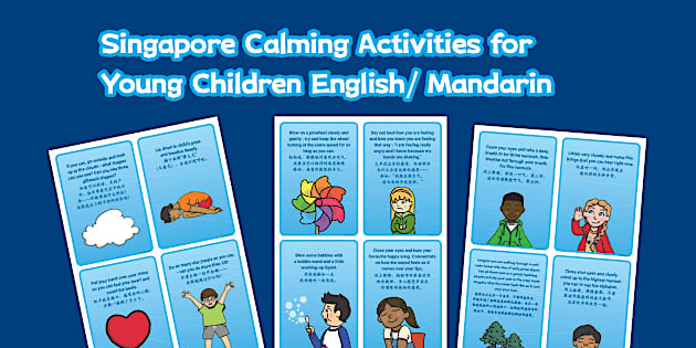 Singapore Calming Activities for Young Children English/ Mandarin