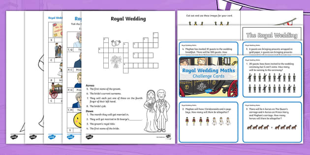 KS1 Royal Wedding Home Learning Activity Pack - Twinkl
