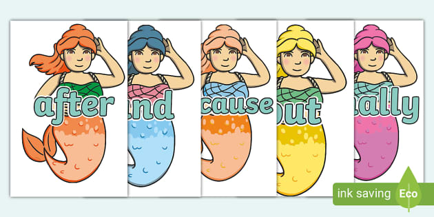 Connectives on The Little Mermaid (l'enseignant a fait)