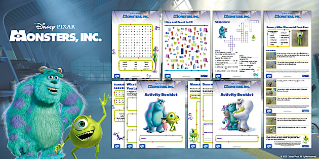 Monsters, Inc.: Activities Pack