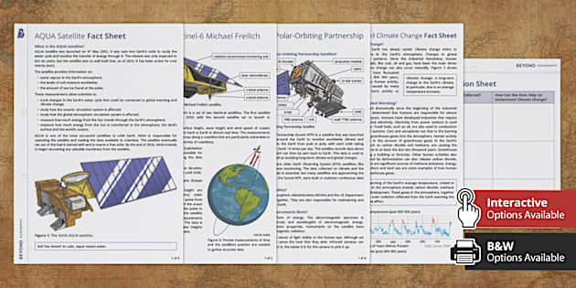 Space and Climate Change Group Activity (teacher made)