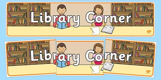 Classroom Library Clip Art