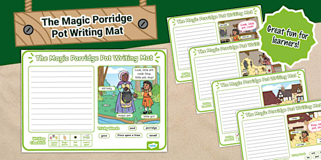 Traditional Tales Writing Mat (teacher made) - Twinkl