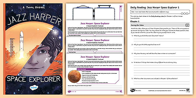 FREE! - Daily Reading Age 7-11: Jazz Harper Space Explorer Part 1