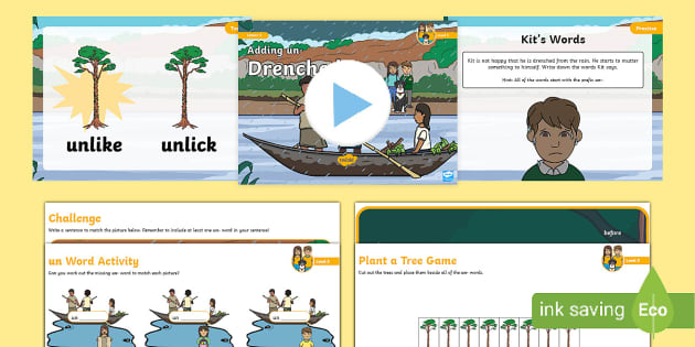 Adding un- Lesson Plan - Level / Phase 5 Week 30 Lesson 3 Twinkl Phonics