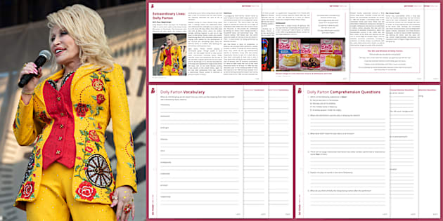 Extraordinary Lives: Dolly Parton Reading Comprehension