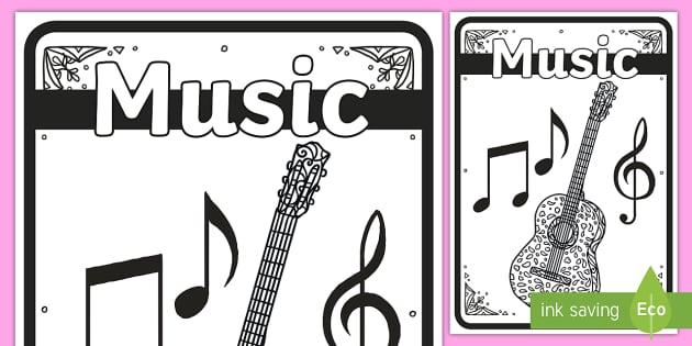 * NEW * Music Mindfulness Colouring Book Cover