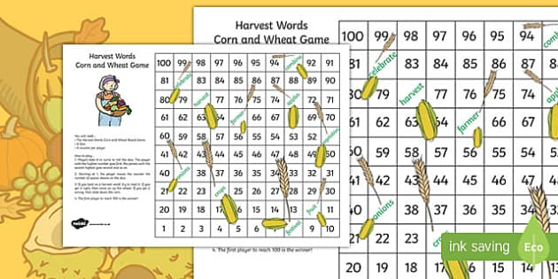 Harvest Corn and Wheat Game (teacher made) - Twinkl