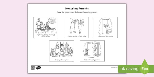 Honoring Parents Activity (teacher Made) - Twinkl
