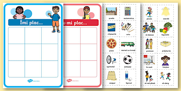 Totul despre mine – Activitate de sortare (teacher made)