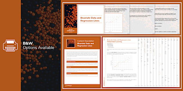 👉 Bivariate Data and Regression Lines (professor feito) 👉 Bivariate Data and Regression Lines (professor feito)