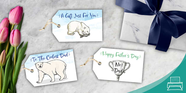 Father's Day Gift Tags (teacher made) - Twinkl