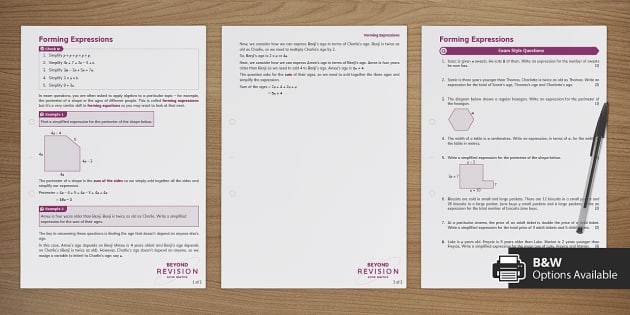 👉 Forming Expressions (teacher made) - Twinkl