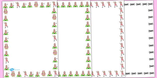 Little Miss Muffet Page Borders (teacher made) - Twinkl