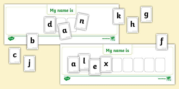 Customisable Name Puzzles for Kids | Twinkl (teacher made)