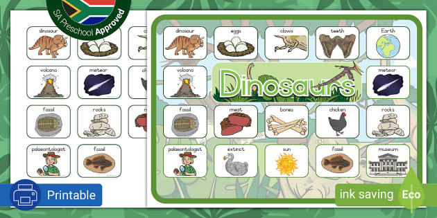 Dinosaurs: Communication Mat (teacher made) - Twinkl