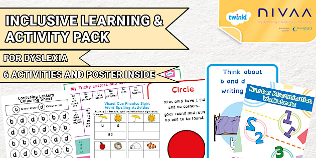 New Twinkl X Nivaa Inclusive Dyslexia Learning Activity Pack