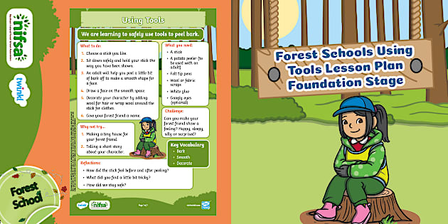 Forest School Using Tools Lesson Plan Foundation Stage