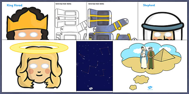 Christmas Nativity Stable Role Play Pack (teacher made)