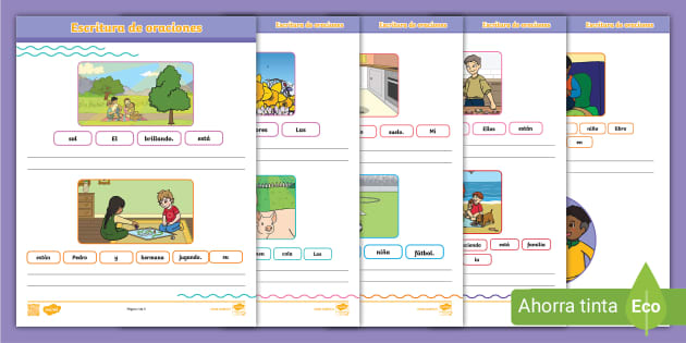 Hoja de trabajo: Ordenación de palabras (teacher made)