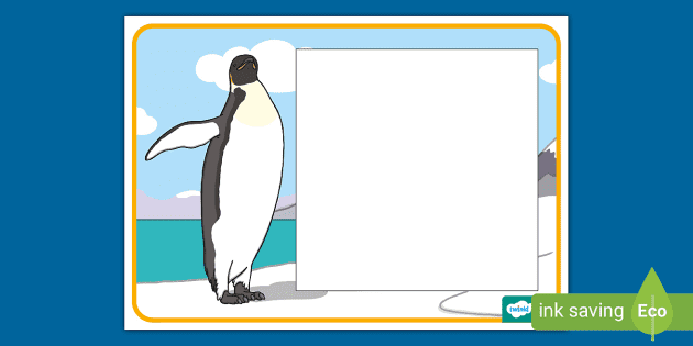 Penguin Border Clip Art