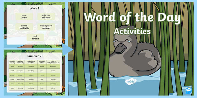 Year 2 Summer 2 Word of the Day PowerPoint (teacher made)