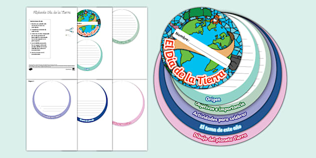 Flipbook: Día de la Tierra (teacher made) - Twinkl