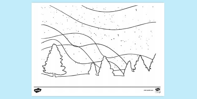 Night Sky Colouring | Colouring Sheets (teacher made)