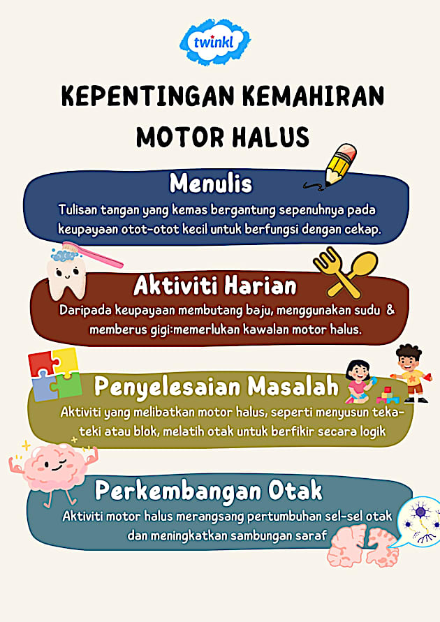 100 Aktiviti Motor Halus Yang Kreatif untuk Perkembangan Kanak-kanak