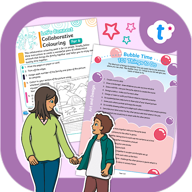 Twinkl Parents Wellbeing Newsletter - Family Bonding Time