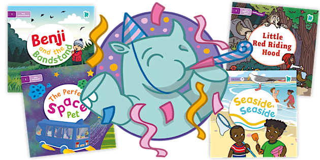 Using the Level 1 Phonics Rhino Readers books - Twinkl