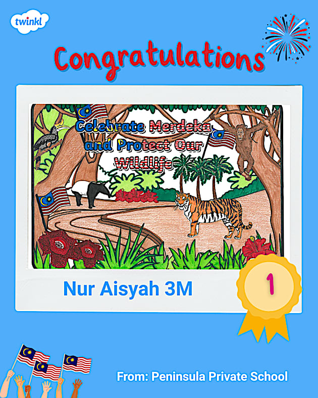 Merdeka's Day Specials 2025: The Winners of Our National Colouring ...