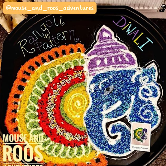 Rangoli Activities for Ages 0-5 - Twinkl
