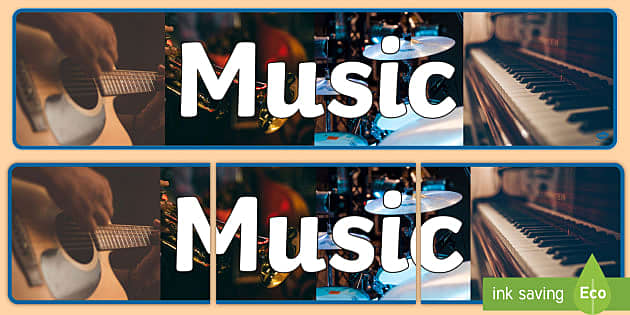 Magnificent Music Displays - Twinkl