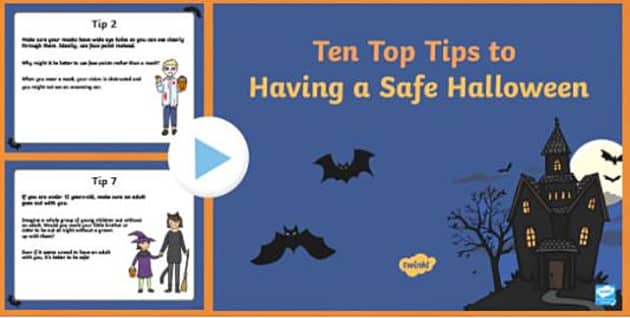 Staying Safe At Halloween - Twinkl