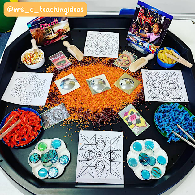 Rangoli Activities for Ages 0-5 - Twinkl