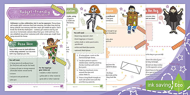 Easy Halloween Costumes - Twinkl