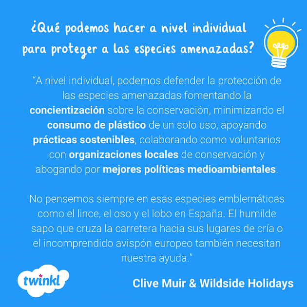 Consejos de expertos para proteger a la vida salvaje