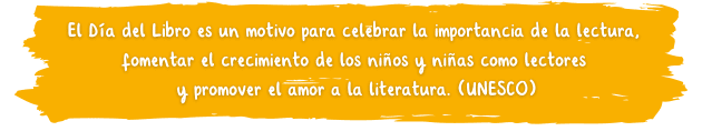10 divertidas actividades para celebrar el Día del Libro