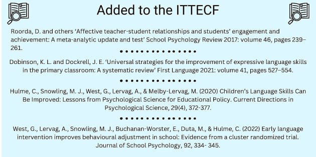 ITTECF: Call for evidence concludes with only four new additions - Twinkl