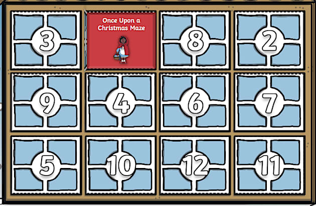 Advent Calendar: 12 Twisted Tales at Christmas - Twinkl