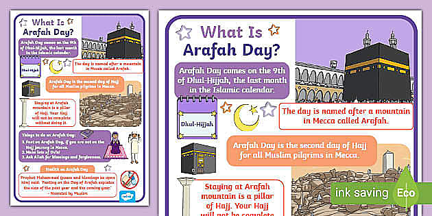 Day of Arafah - Dhul-Hijjah - Islamic Events - Twinkl