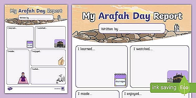 Day of Arafah - Dhul-Hijjah - Islamic Events - Twinkl
