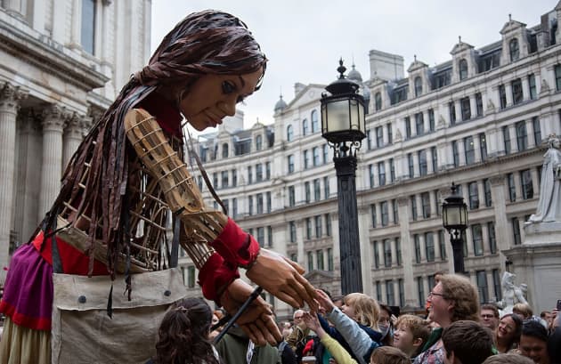 Little Amal: Giant puppet returns to the UK having raised awareness of the